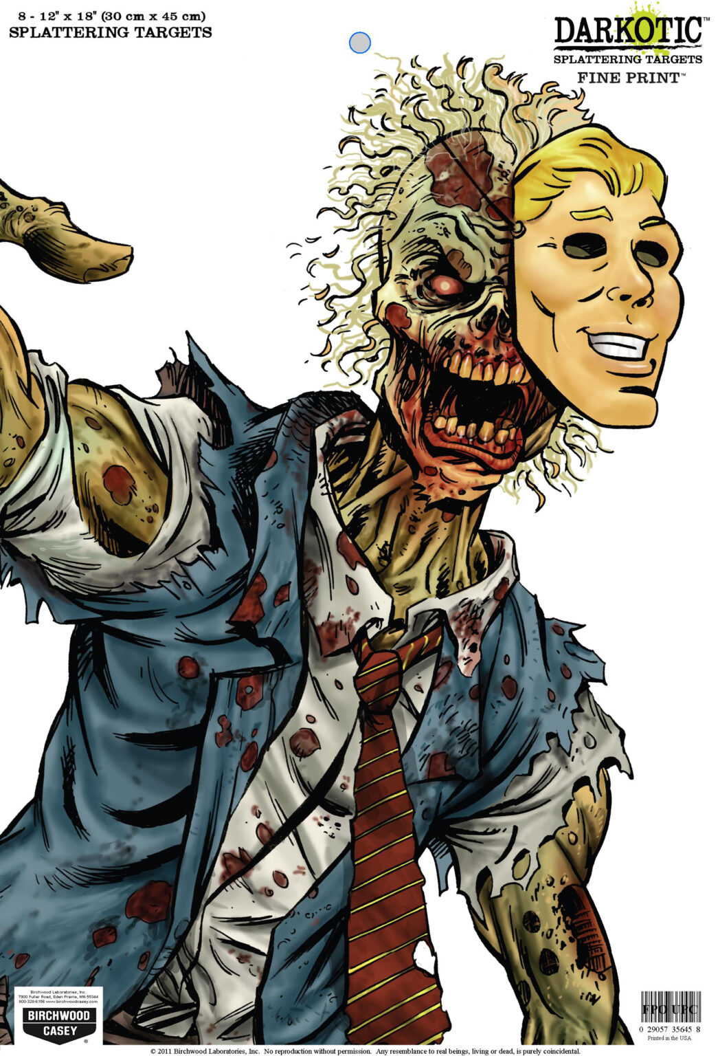 Darkotic FINE PRINT Splatter Targets 12x18" Pack of 8 - Eastern Gun Company