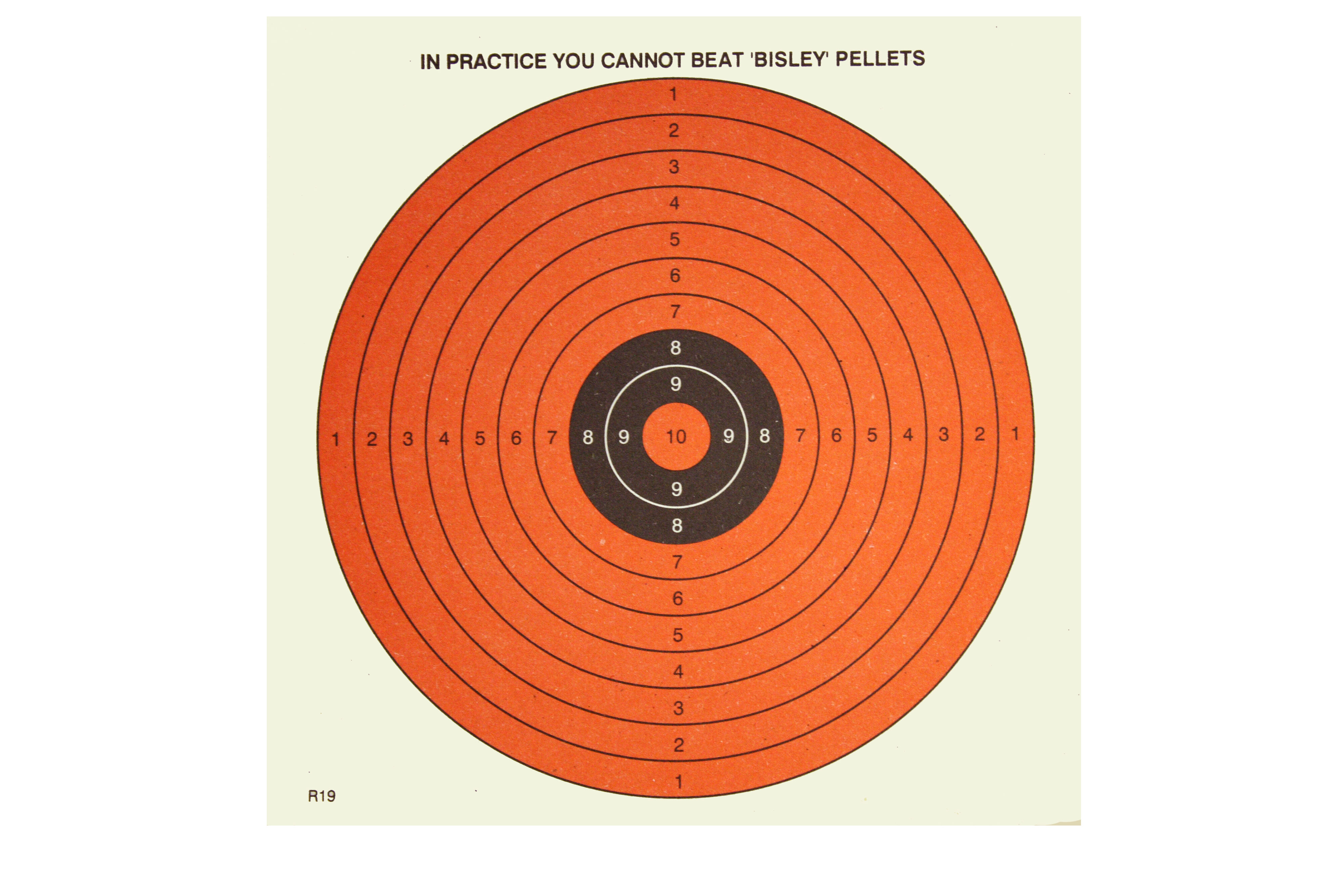 14cm Red Day-glo Targets Heavy Duty Grade 1 Pack 1000 Loose - Eastern ...