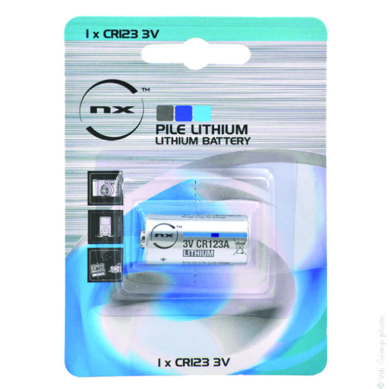 CR123 Lithium Battery 3V 1.45Ah Blister of 1 - Eastern Gun Company