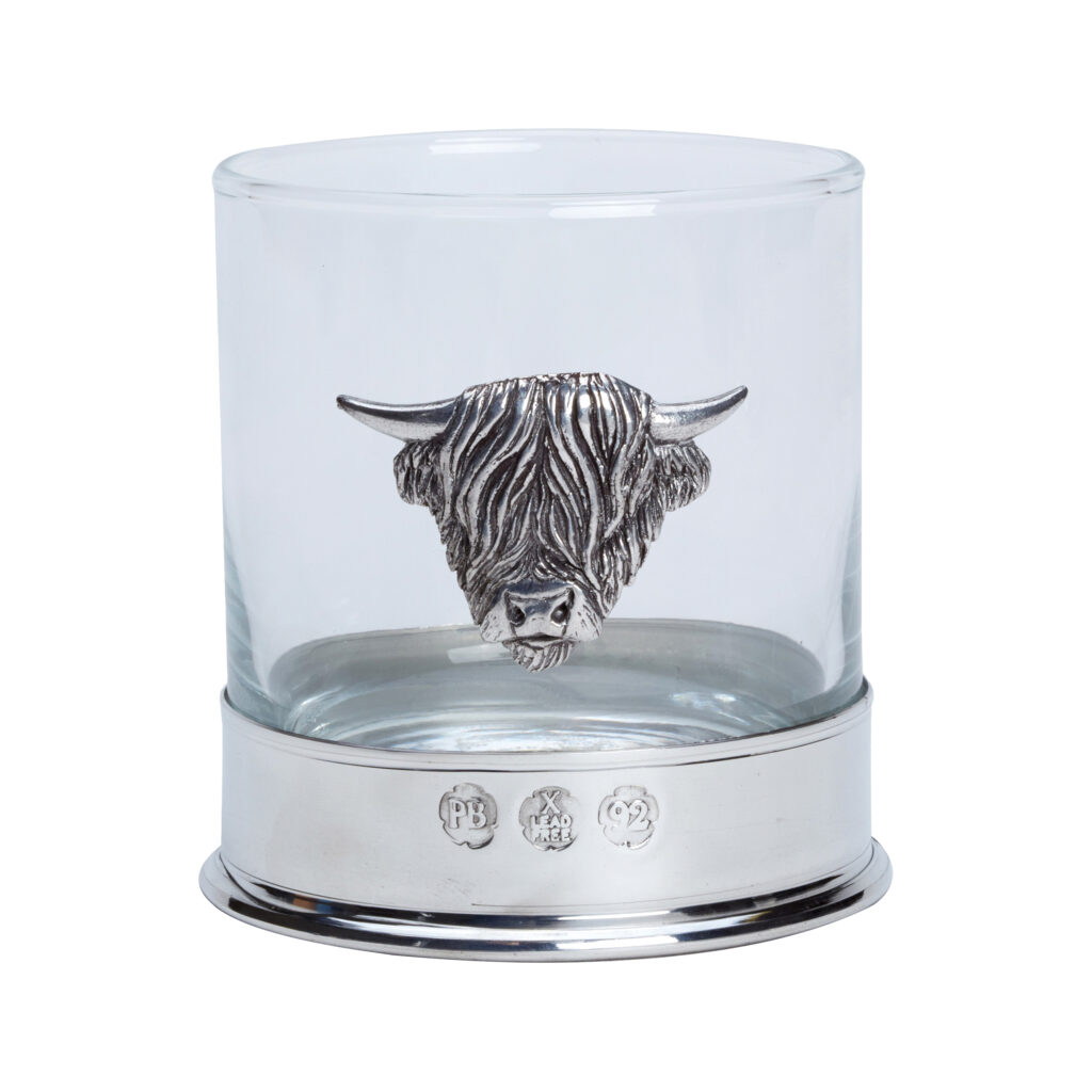 Highland Cow Whisky Glass - Eastern Gun Company