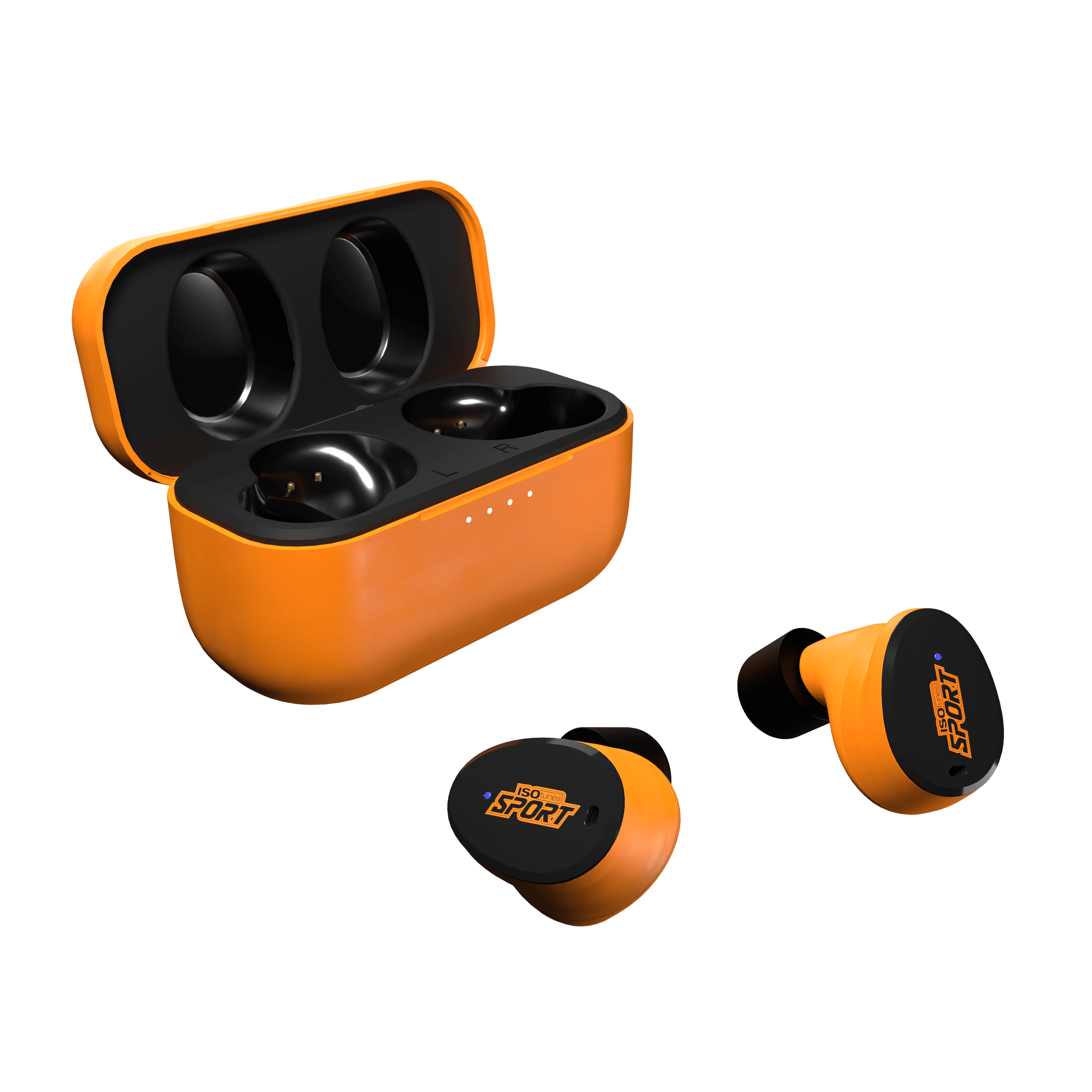 Caliber Earbuds Orange by ISOTunes Sport - Eastern Gun Company